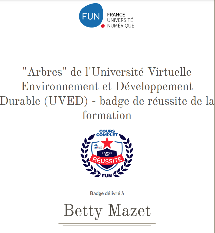 Arbres UVED - Certification - Agence Ocsite Communication